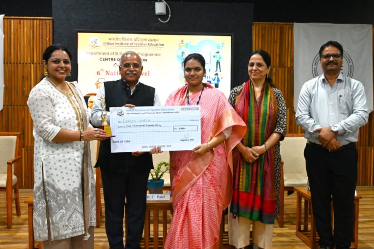 SSSIHL Student Wins Third Place at 6th National Level Teaching Skill ...